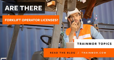 Do forklift operator “licenses” exist? - TrainMOR