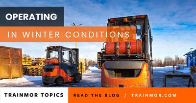 Operating MEWPs and Forklifts in Winter Conditions - TrainMOR